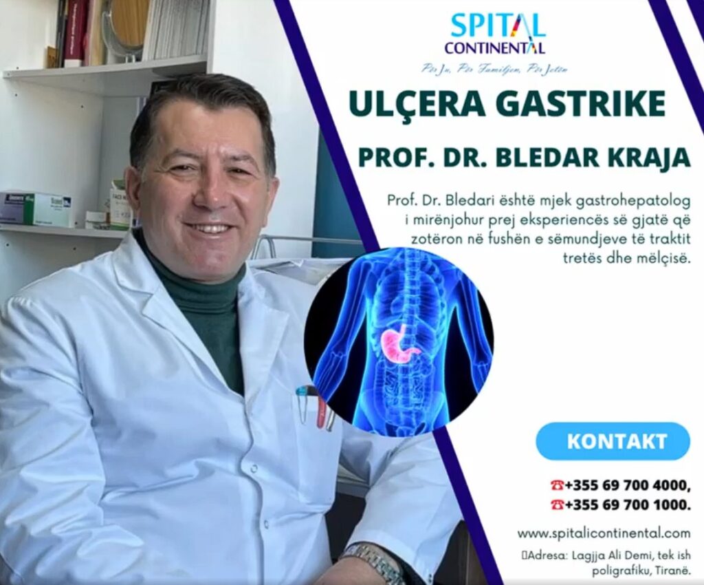 Ulçera e Stomakut – Shkaqet, Shenjat dhe Trajtimi - Spitali CONTINENTAL